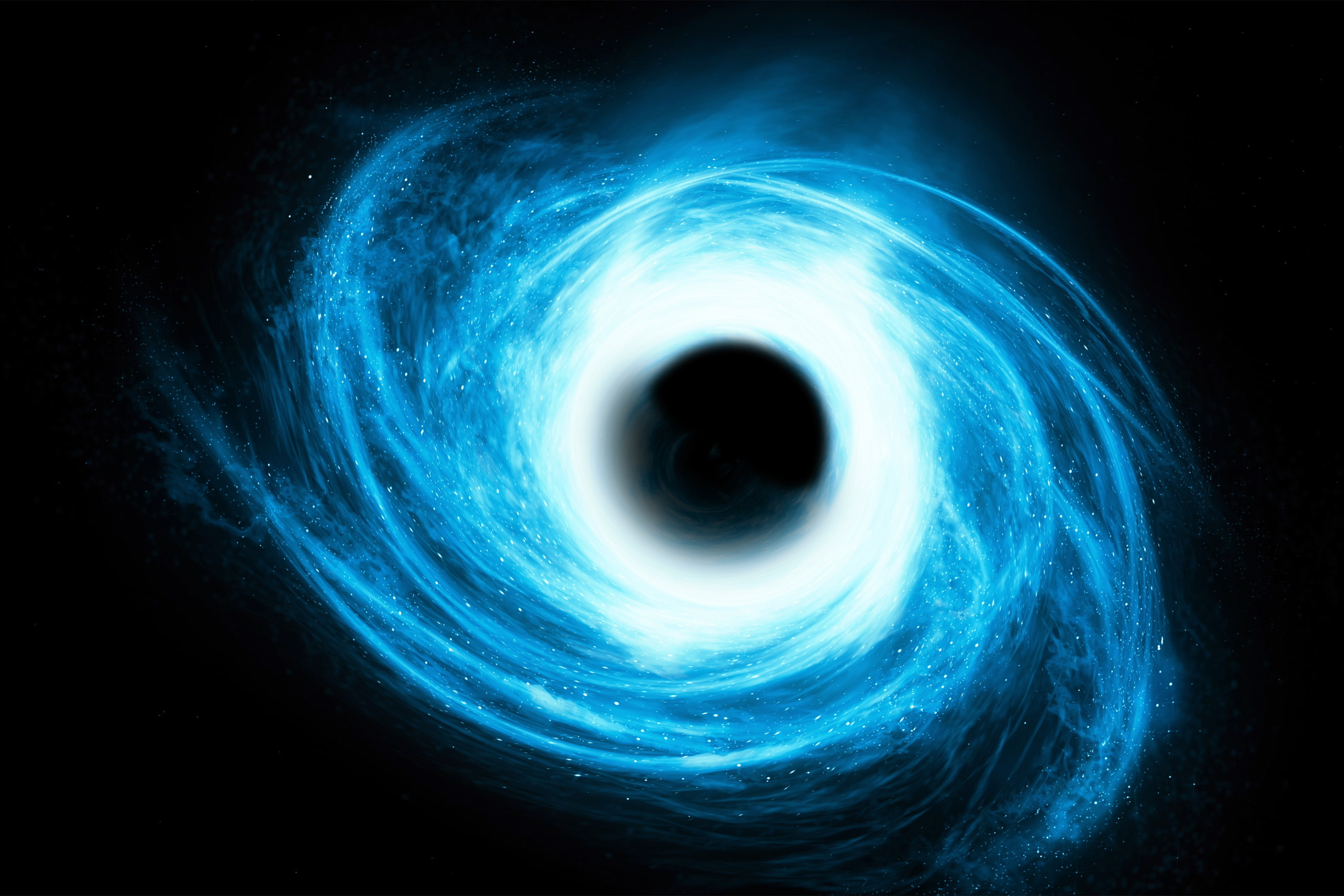 A NASA lenyűgöző fotóján láthatjuk, amint két fekete lyuk összeütközik